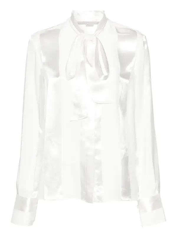 Stella McCartney Pussy-bow Blouse - White