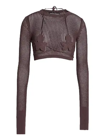ANDREĀDAMO Knit Lightweight Knit Sweater - Brown