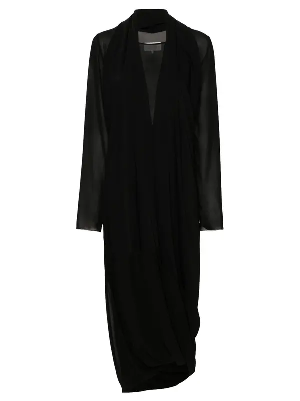 MAISON MARGIELA Layered Maxi Dress - Black