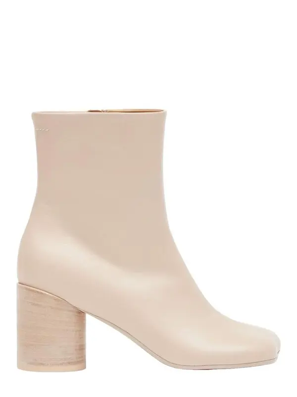 MAISON MARGIELA Anatomic 70mm Leather Ankle Boots - Neutrals