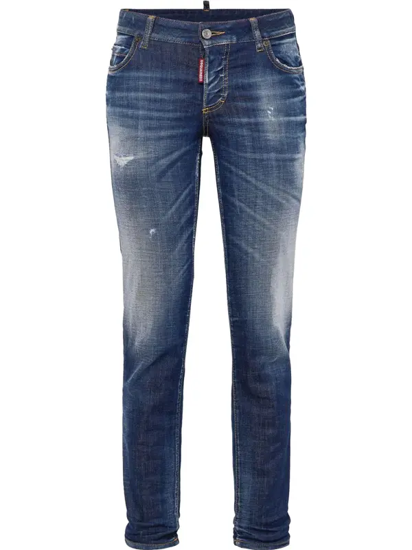 Dsquared2 Cropped Skinny Jeans - Blue