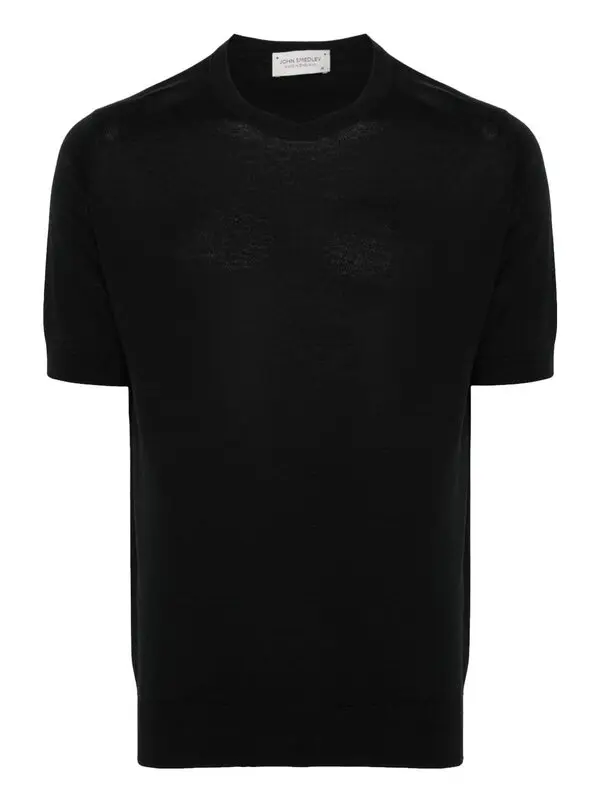 John Smedley Short-sleeve T-shirt - Black