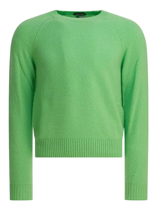 TOM FORD Cashmere Crewneck Sweater - Green