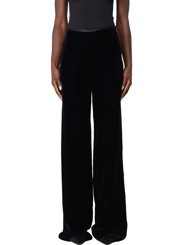 Emporio Armani Wide Leg Trousers - Blue