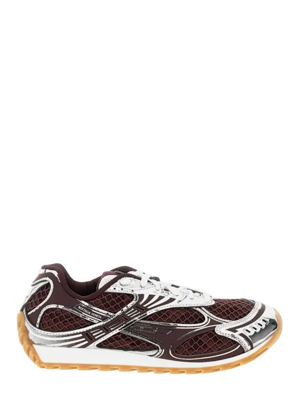 Bottega Veneta Lace-up Sneakers - Wine