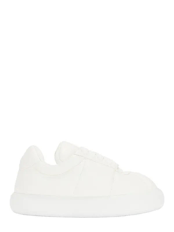 Marni Leather Sneakers - Lily White