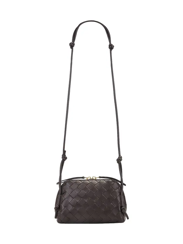 Bottega Veneta Concert Crossbody Bag - Fondant & Gold