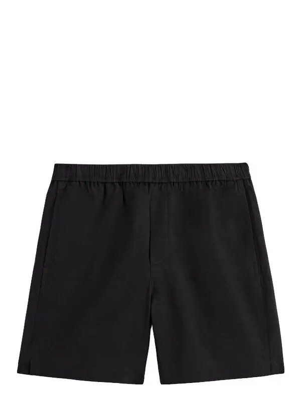 Cos Elasticated Cotton Shorts - Black