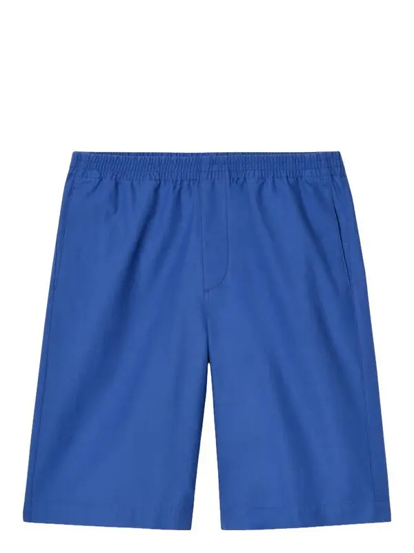 Cos Elasticated Cotton Shorts - Blue