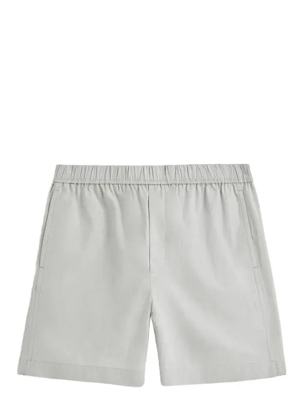 Cos Elasticated Cotton Shorts - Gray