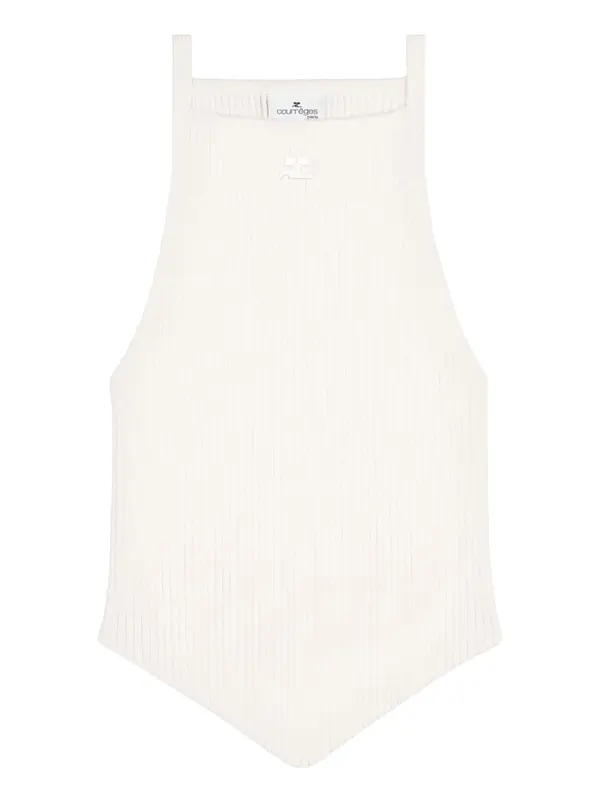 COURREGES Signature Top - White