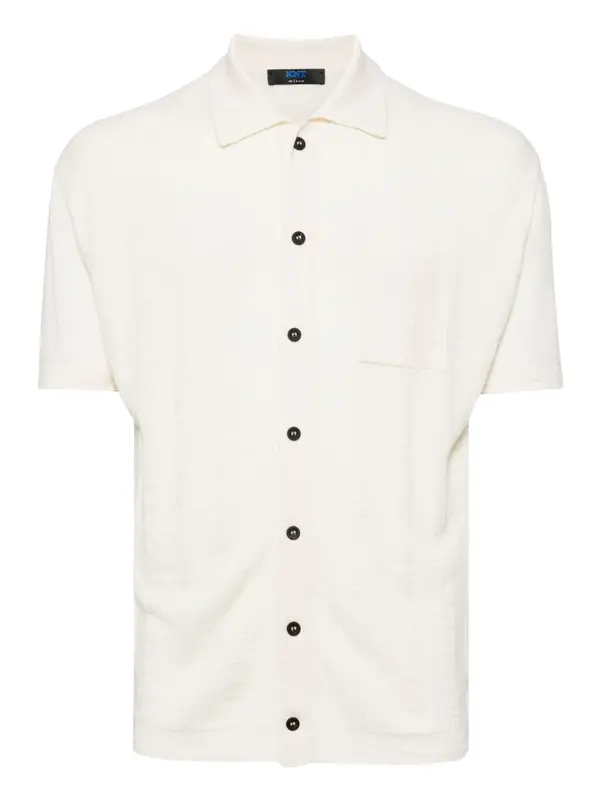 Kiton Short-sleeve Cardigan - Neutrals