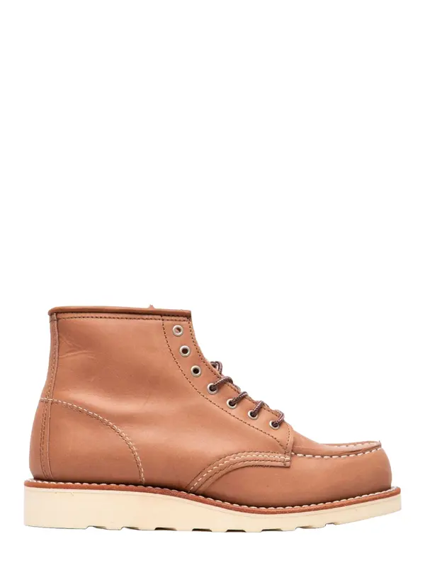 Red Wing Moc Toe Boots - Brown