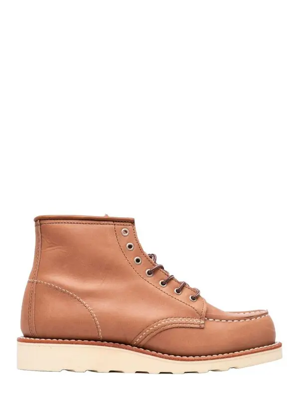 Red Wing Moc Toe Boots - Brown