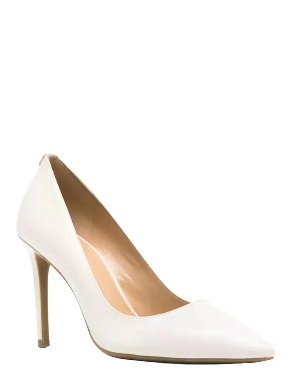 Michael Kors Pointed-toe Leather Pumps - Neutrals