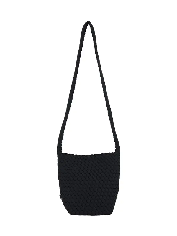 NAGHEDI Laguna Neoprene Crossbody Bag - Black