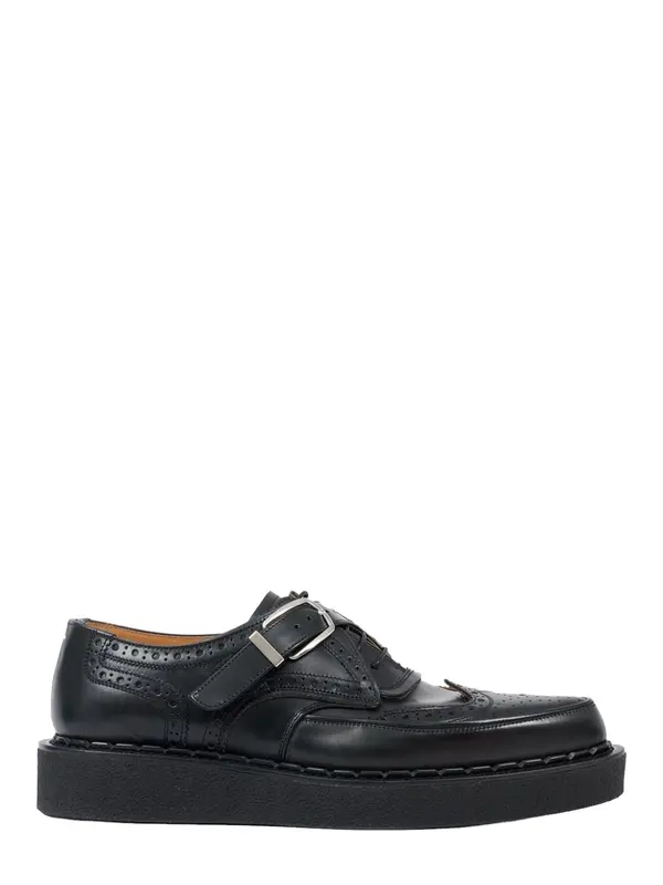 MAISON MARGIELA Monster Leather Monk Shoes - Black