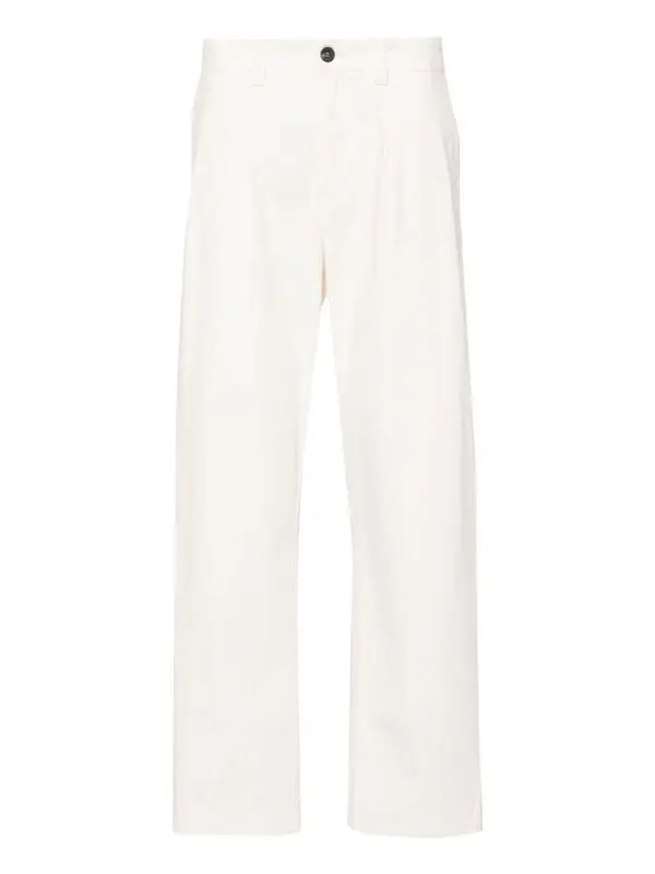 Sease Mid-rise Wide-leg Trousers - Neutrals