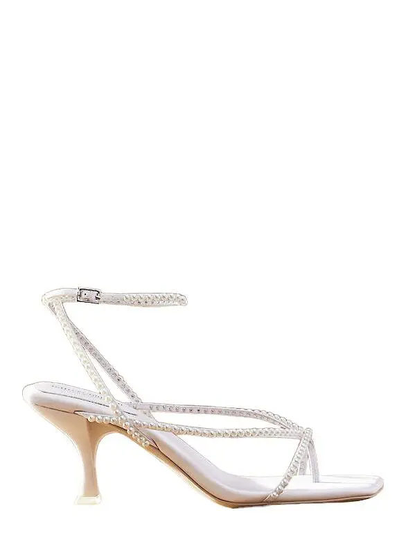 Jeffrey Campbell Pearl Fluxx Kitten Heels - White