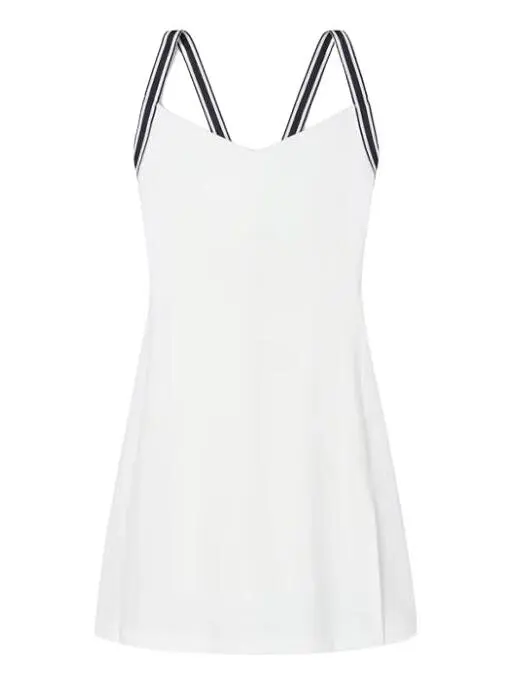 Tory Burch Performance Jersey Cross-back Tennis Dress - Snow White