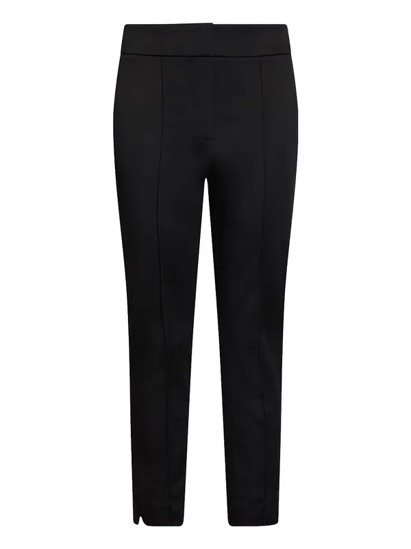 Veronica Beard Lago Cropped Slim-leg Pants - Black