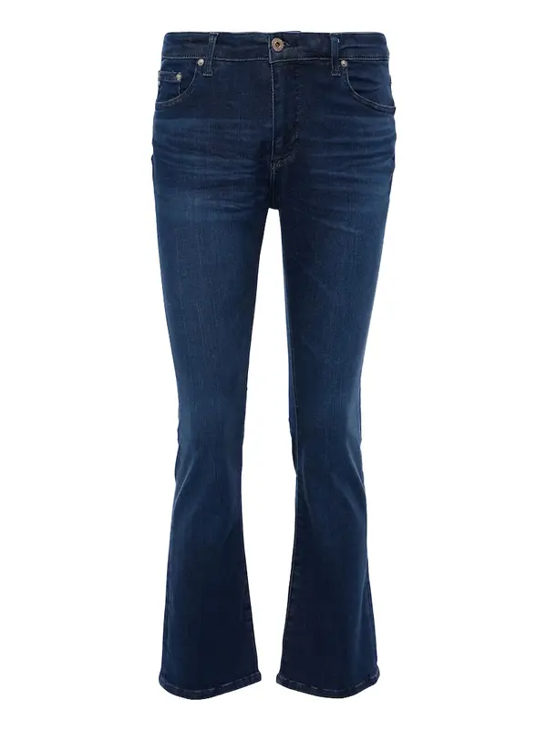 Ag Jodi Crop Flared Jeans - Blue