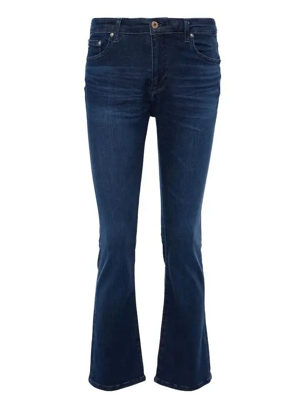Ag Jodi Crop Flared Jeans - Blue