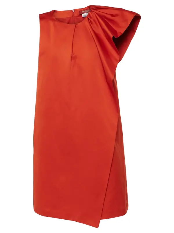 Max Mara Edmea Gathered Minidress - Red