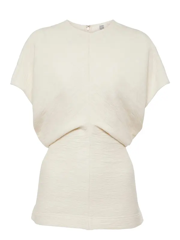 TOTEME Draped Top - White