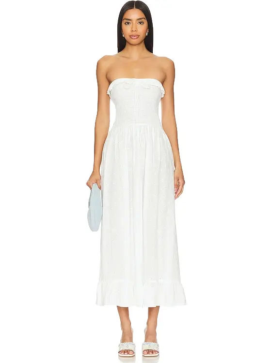 Solid & Striped The Nikki Dress - Off White