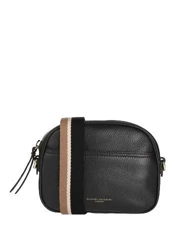 GIANNI CHIARINI Leather Camera Cross-body Bag - Black