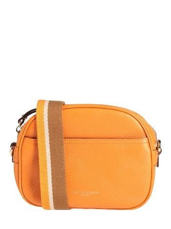 GIANNI CHIARINI Leather Camera Crossbody Bag - Orange
