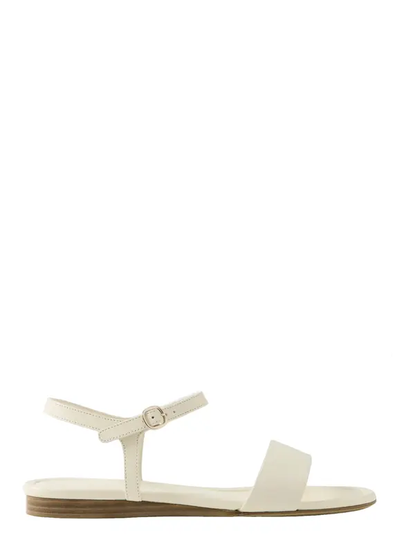Gabriela Hearst Alexi Leather Sandals - Cream