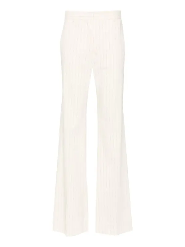 Sportmax Tritone Pinstripe Trousers - Neutrals