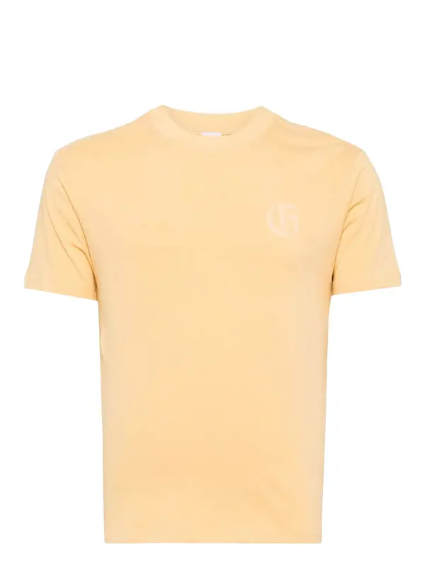 GROUND ZERO Logo-print T-shirt - Yellow