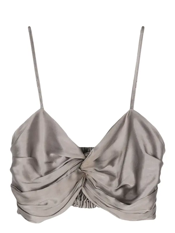 Simonette Ravizza Martina Silk Top - Grey
