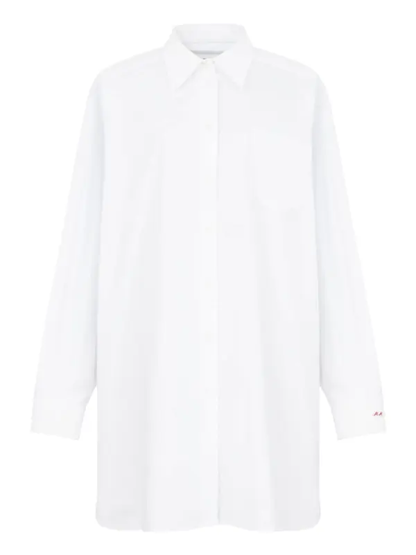 MAISON MARGIELA Drop-shoulder Cotton Shirt - White