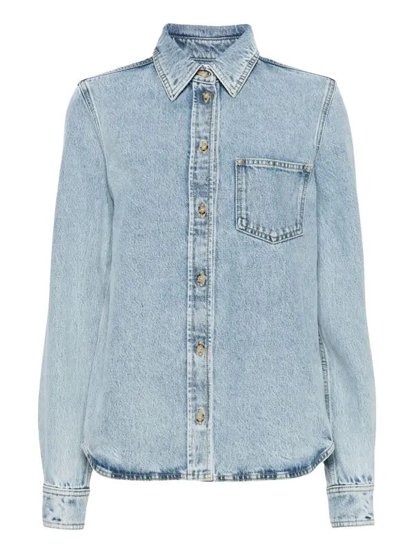 TOTEME Classic-collar Denim Shirt - Blue