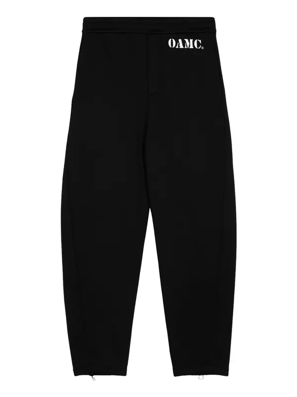 OAMC Geo Organic Cotton Track Pants - Black