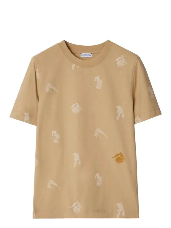 Burberry Equestrian Knight T-shirt - Brown
