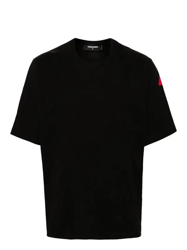 Dsquared2 Logo-print Cotton T-shirt - Black