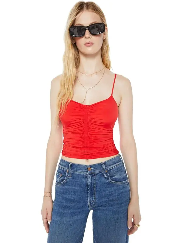 MARIA CHER Aria Tank Top - Red
