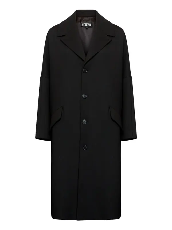MAISON MARGIELA Single-breasted Wool Jacket - Black
