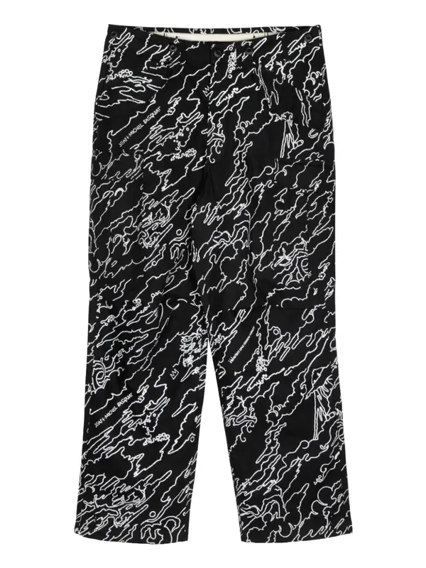 MAHARISHI Maha Basquiat Cargo Trousers - Black