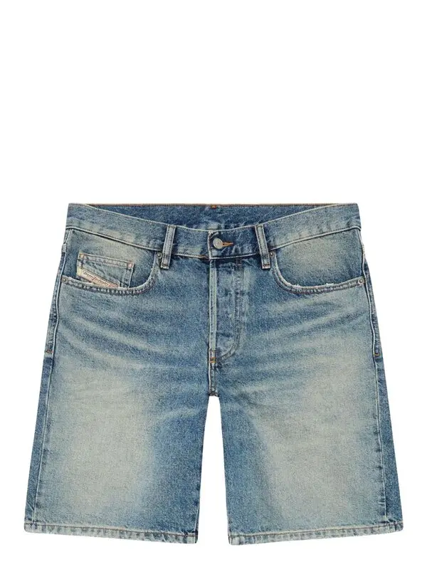DIESEL® Straight-leg Denim Shorts - Blue