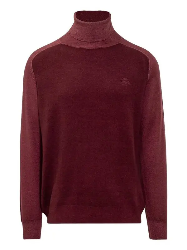 Etro Pegasus Wool Pullover - Red