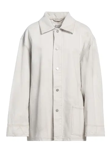 MAISON MARGIELA Canvas Overshirt - White