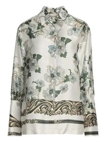 SEMICOUTURE Floral Print Shirt - White