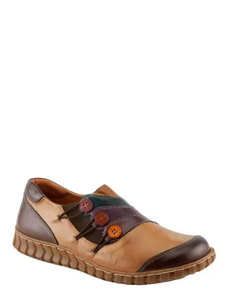 SPRING STEP SHOES Neeta Slip-on Sneaker - Camel Multi