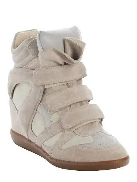 Isabel Marant Bekett High-top Sneaker - Ecru